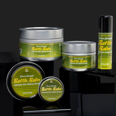 Battle Balm® Demon Strength - All Natural & Organic Pain Relief Cream